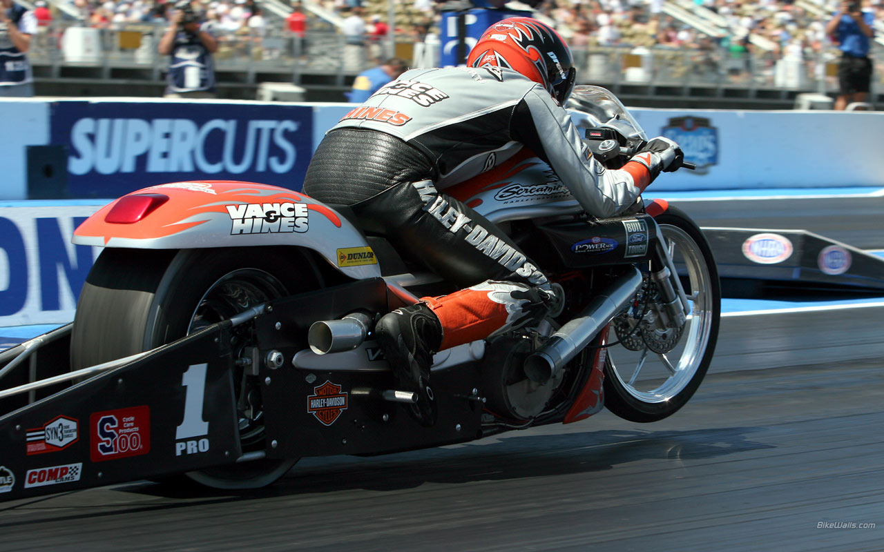 Harley Davidson Screamin Eagle NHRA Drag Racing 1280x800 c2 - Tapety na ...