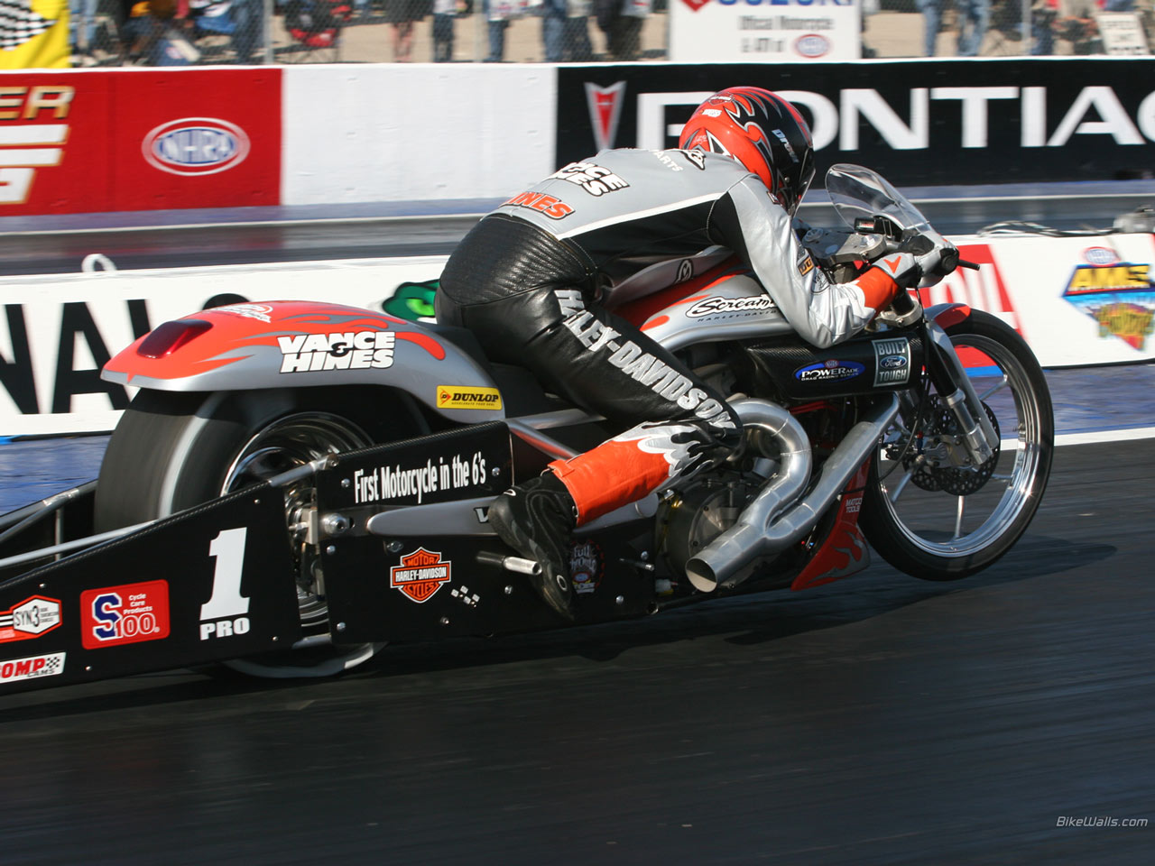 Harley Davidson Screamin Eagle NHRA Drag Racing 1280x960 c114 - Tapety ...